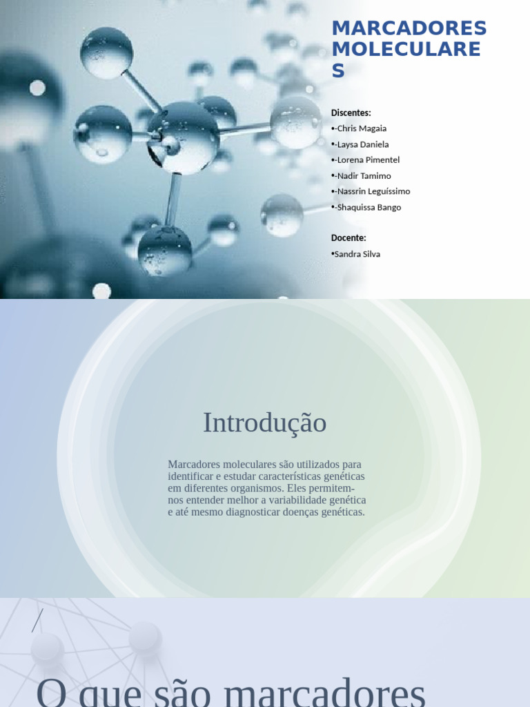 Marcadores moleculares nassrin | PDF | Genética | Biologia Molecular