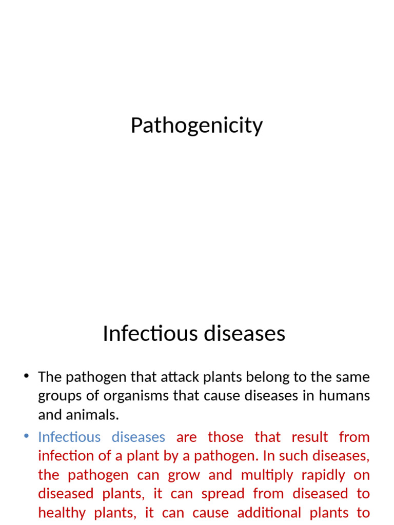 Pathogenicity and Disease Cycle | PDF | Parasitism | Pathogen
