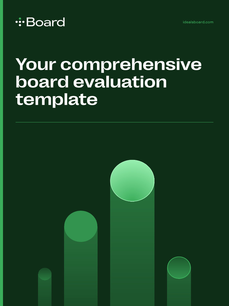 Comprehensive Board Evaluation Template | PDF | Governance | Evaluation