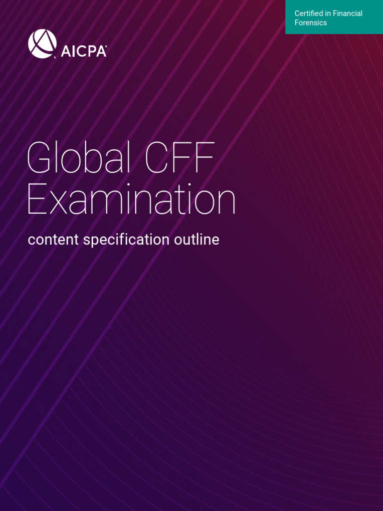 Global CFF Exam Content Outline | PDF | Certified Public Accountant ...