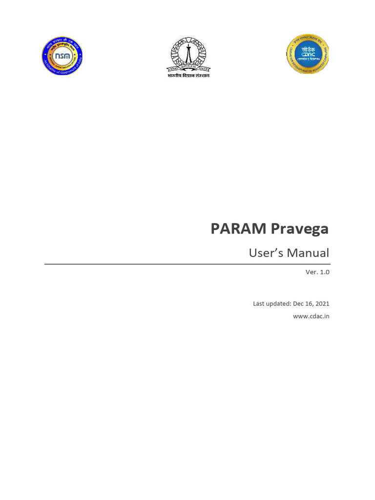 PARAM Pravega Users Manual-16!12!2021 | PDF | Computer Network | Secure Shell