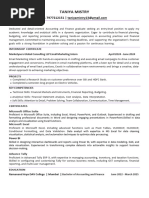 CMA Fresher Resume Sample | PDF