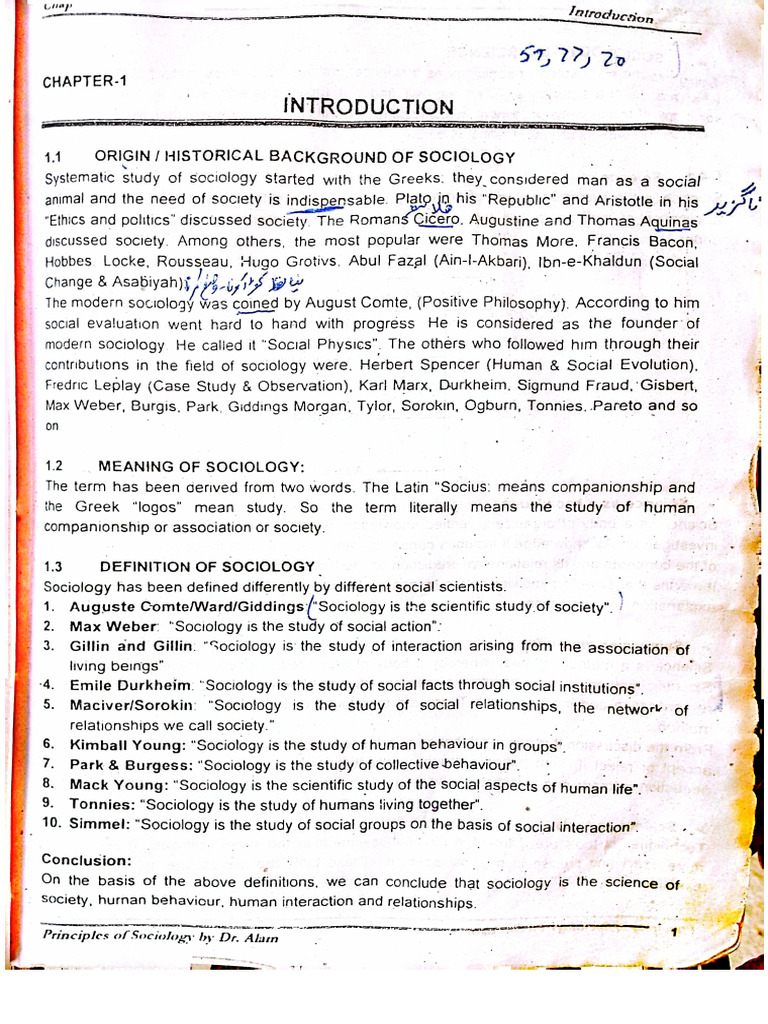 Sociology History | PDF