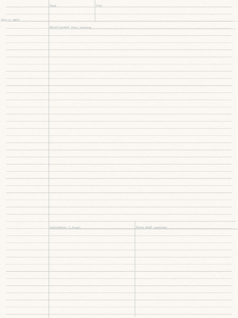 Blurting Method Template ? ? PDF | PDF