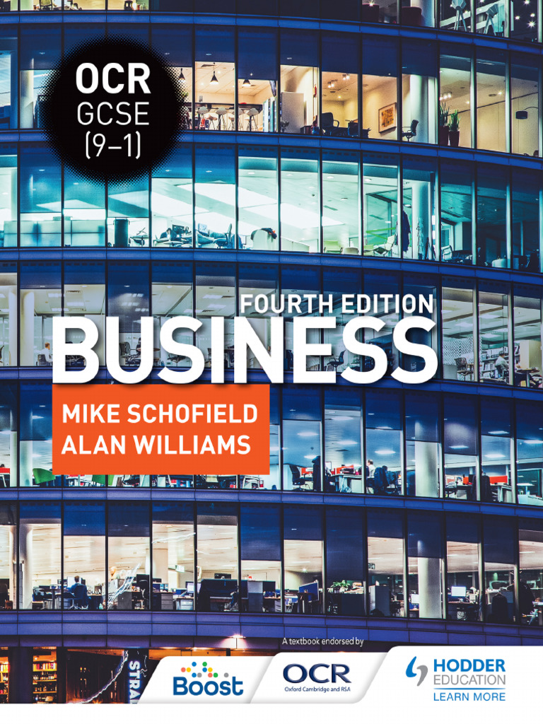 OCR GCSE Business Answer Guide | PDF | Entrepreneurship | Knowledge