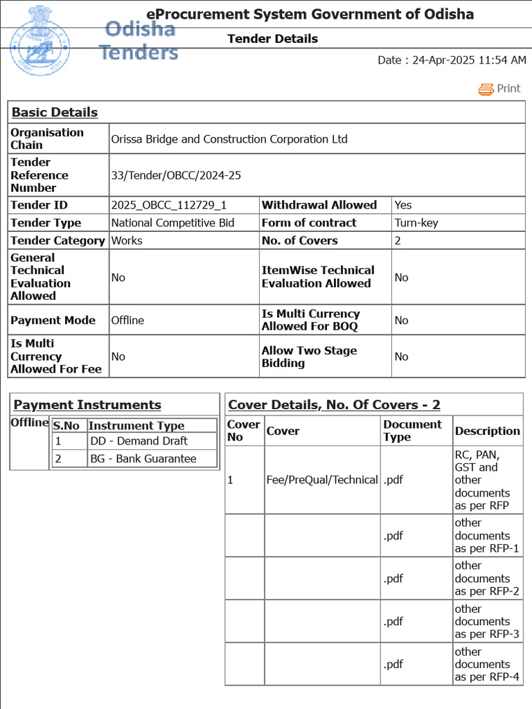 eProcurement System Government of Odisha | PDF | Economies | Business