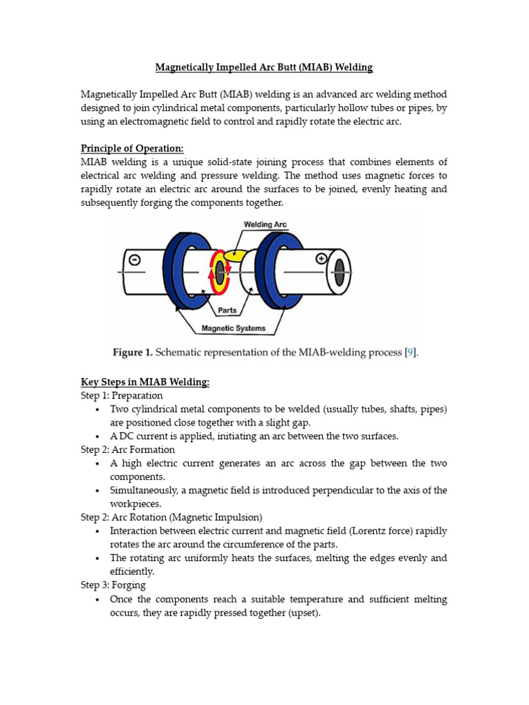 Note - MIAB Welding & Underwater Welding Technologies - Module 5 | PDF ...