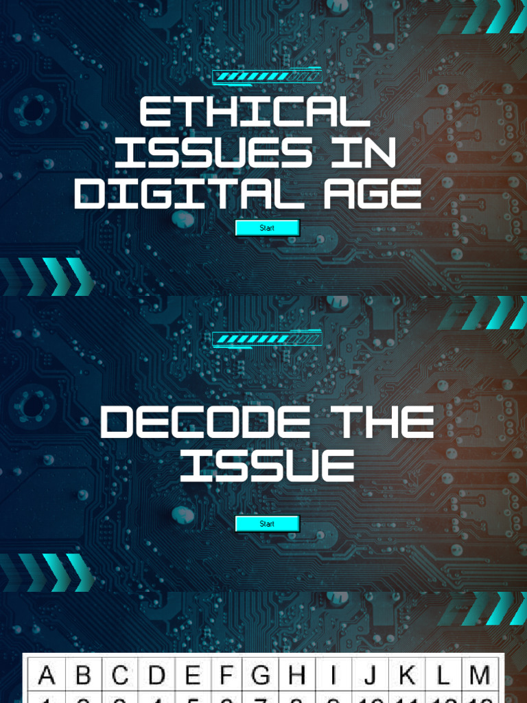 Ethical Issues In Digital Age | PDF | Security Hacker | Copyright ...
