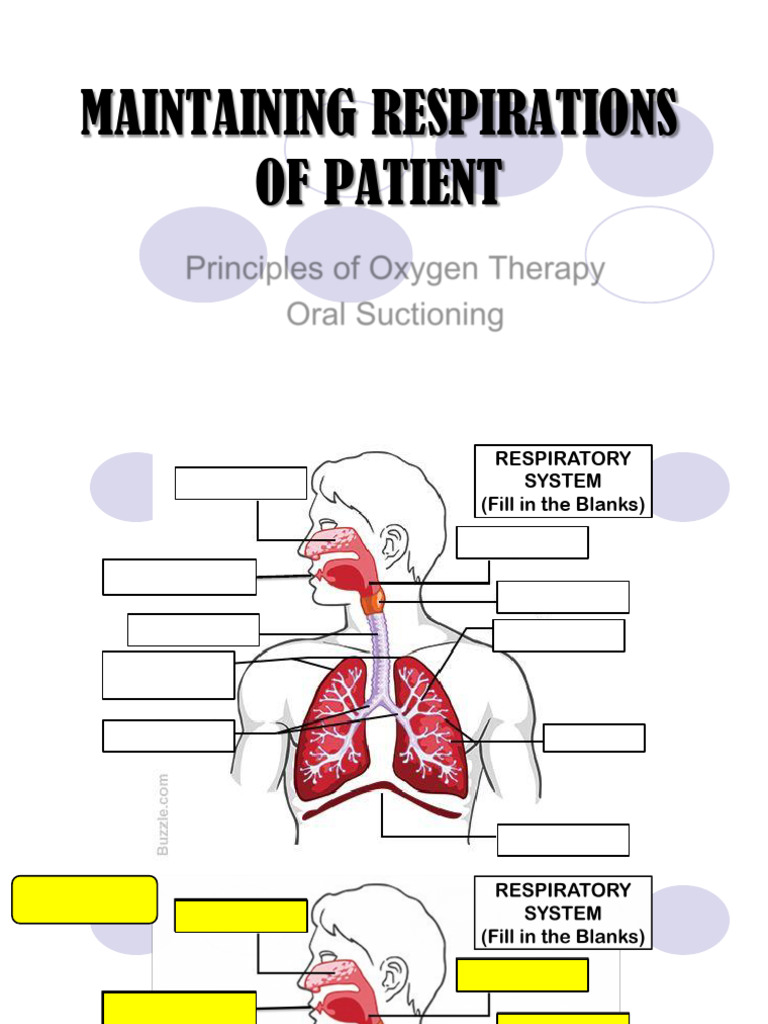20-OXYGENATION -Maintaining Respiration of Patients | PDF | Respiratory ...