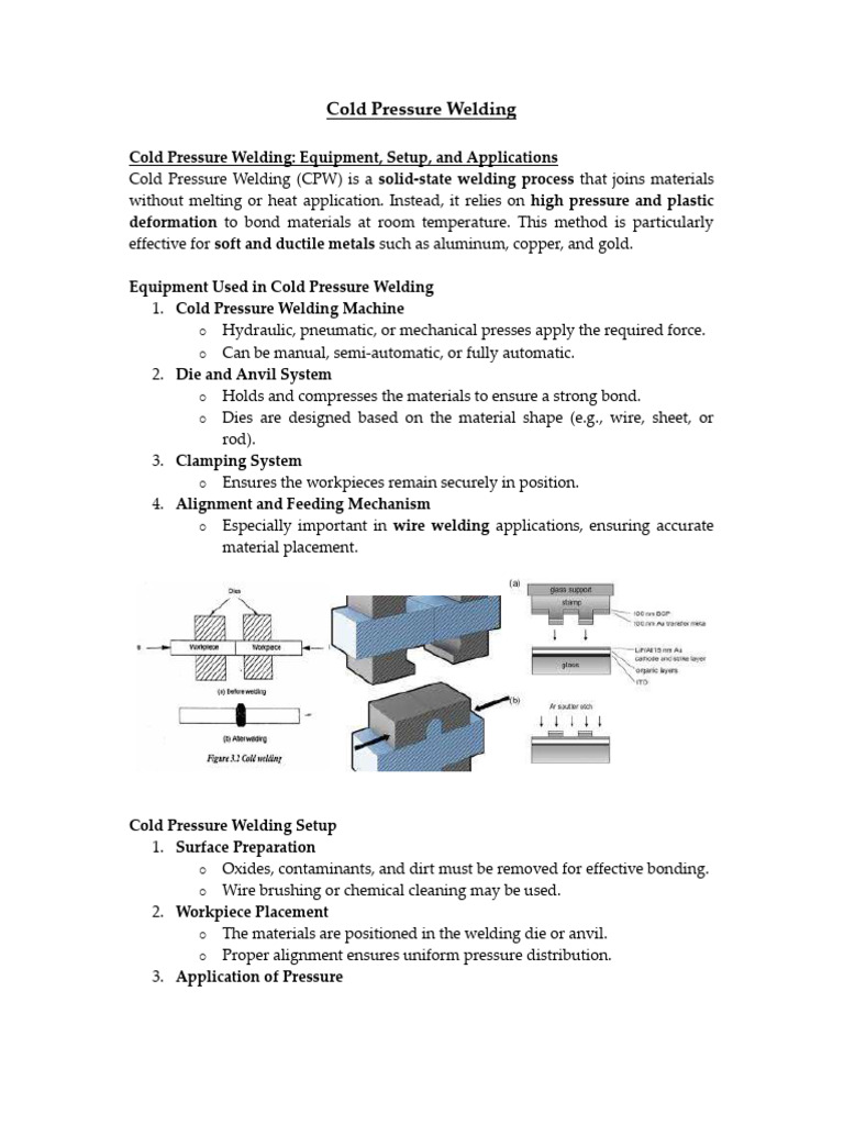 Note_Cold Pressure Welding & Adhesive Bonding_Module 2 | PDF | Adhesive ...