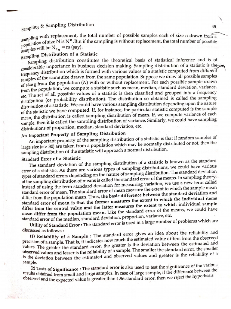 Sampling Distribution | PDF