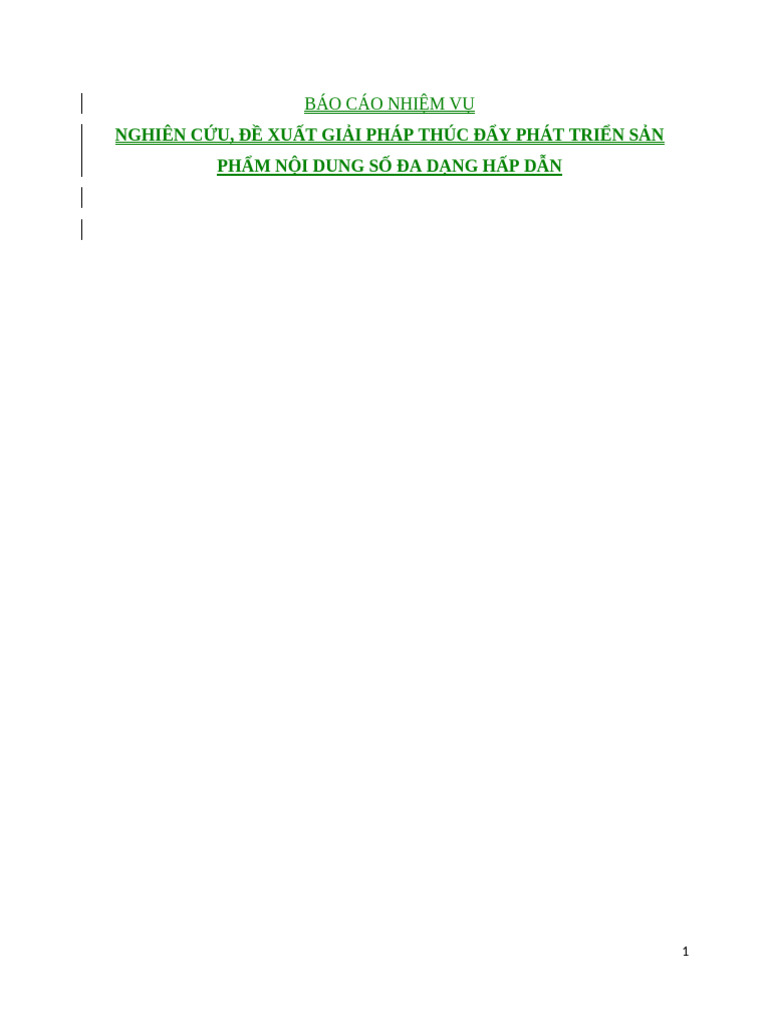 Báo Cáo Nhiệm Vụ NDS (Chương I&III) 16.8.2021 | PDF