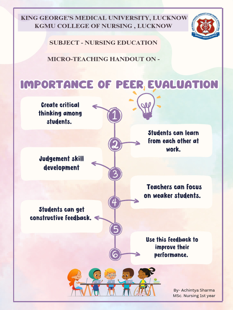 Peer Evaluation Handout | PDF