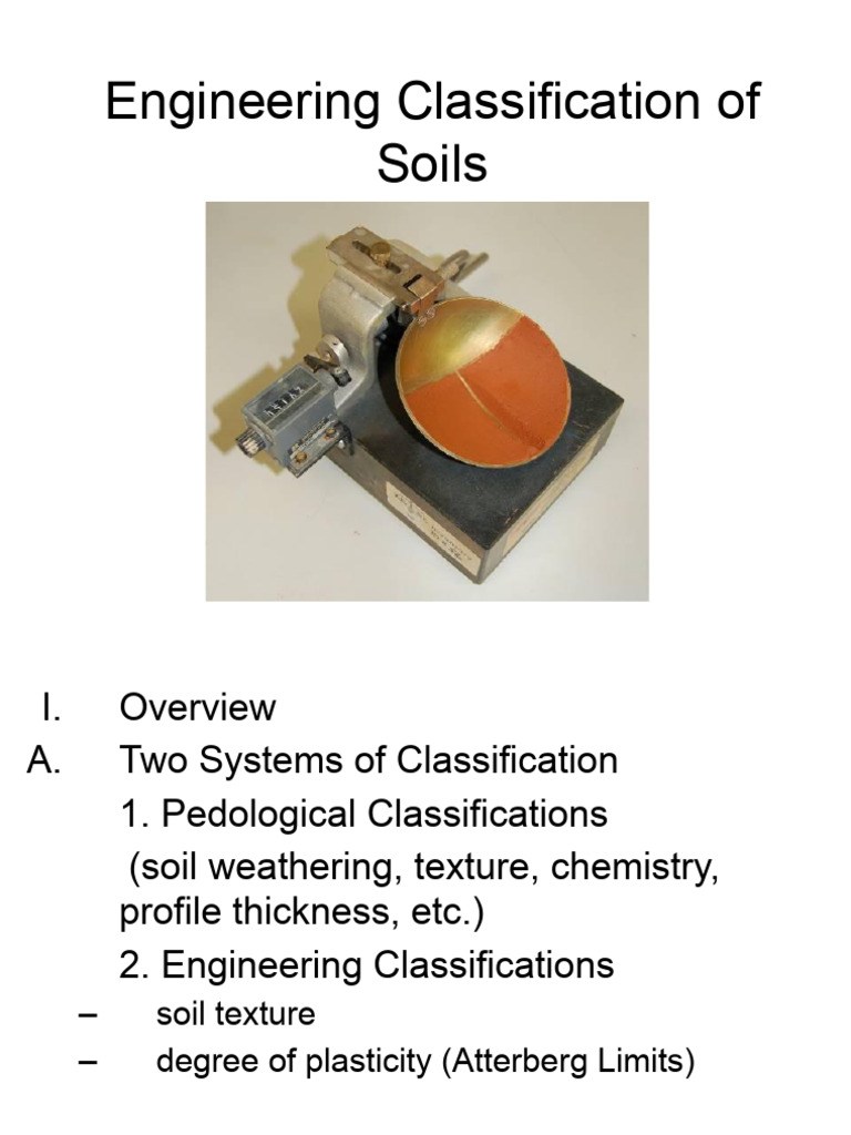 USCS AASHTO USDA LECTURE Engineering Classification of Soils | PDF | Soil Science | Sedimentology
