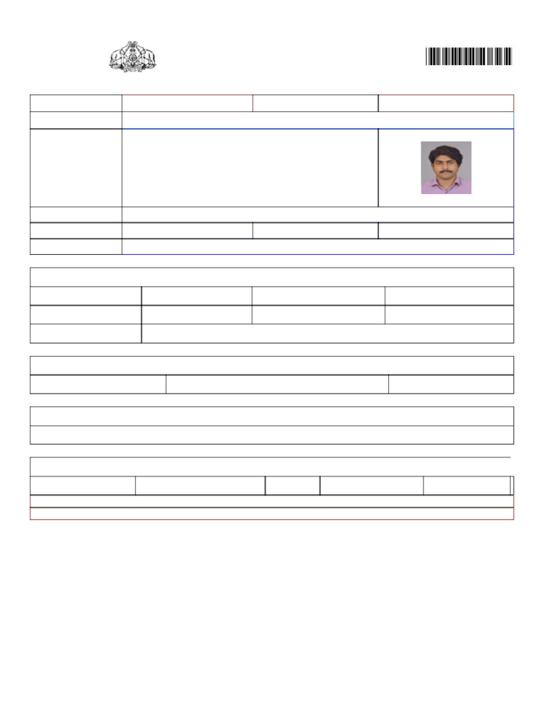 KEAM 2021 Candidate Data Sheet | PDF
