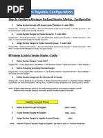 Business Partner Configuration in SAP | PDF | Navigation | Accounts Payable