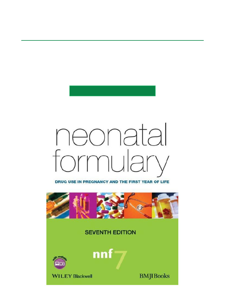 Popular Now Neonatal Formulary Drug Use in Pregnancy and the First Year ...