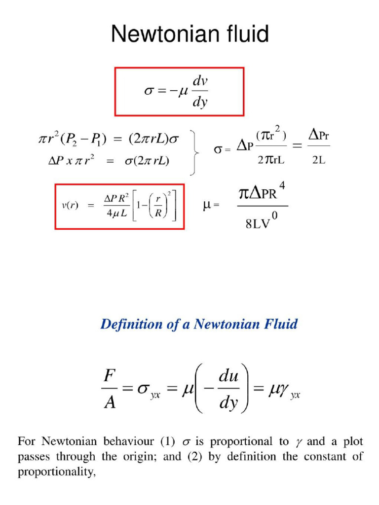 Nonnewtonian Fluids | PDF