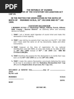 PNG Declaration Form | PDF