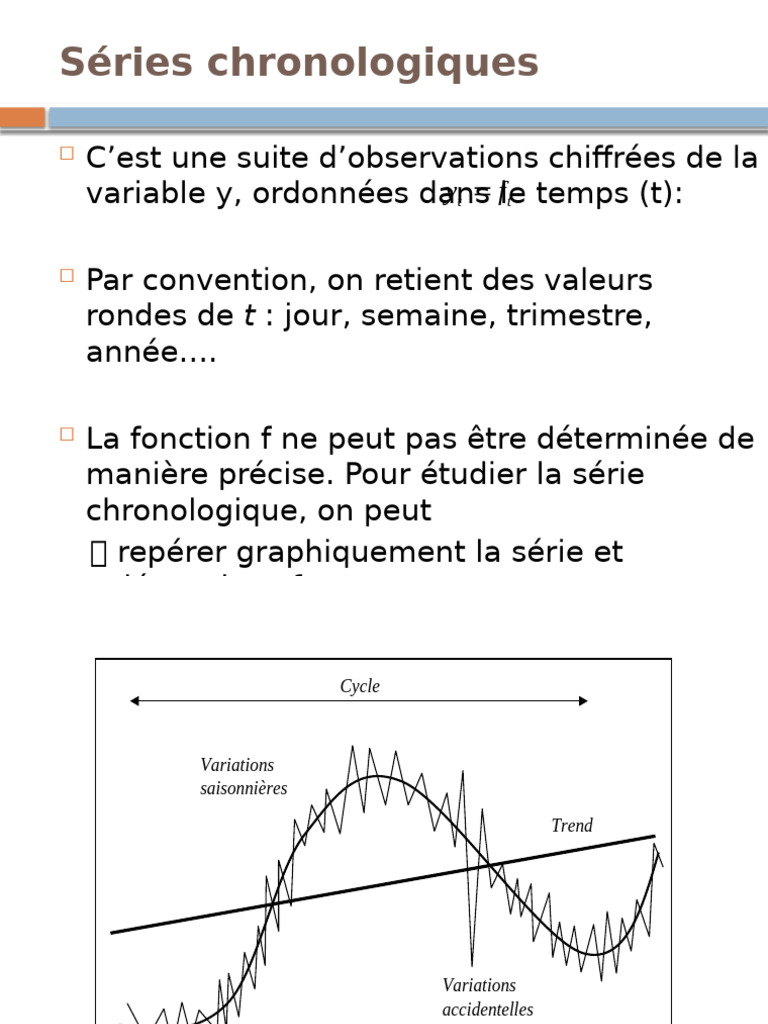 Séries chronologiques | PDF | Moyenne mobile | Mathématiques appliqués