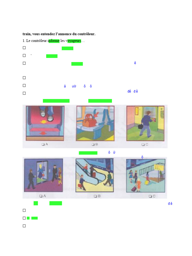Tai Lieu On Nghe TP-part1 Corrigé | PDF