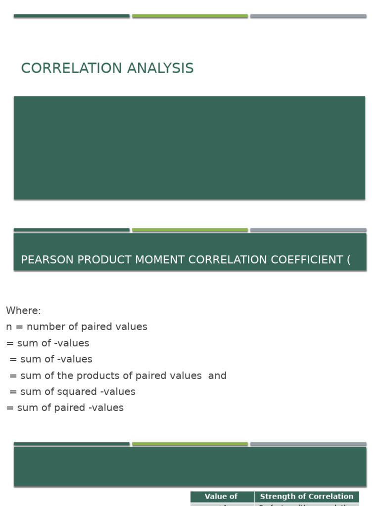 Pearson Correlation Analysis Guide | PDF | Statistical Theory ...