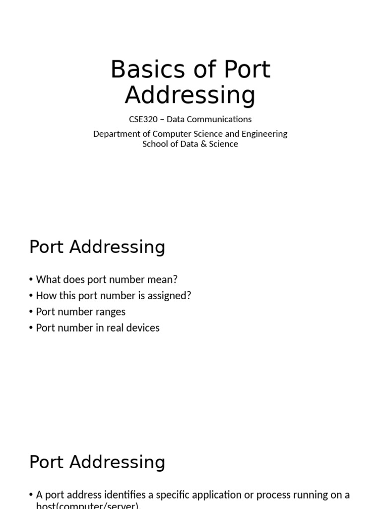 2.3Basics_of_Port_Addressing | PDF