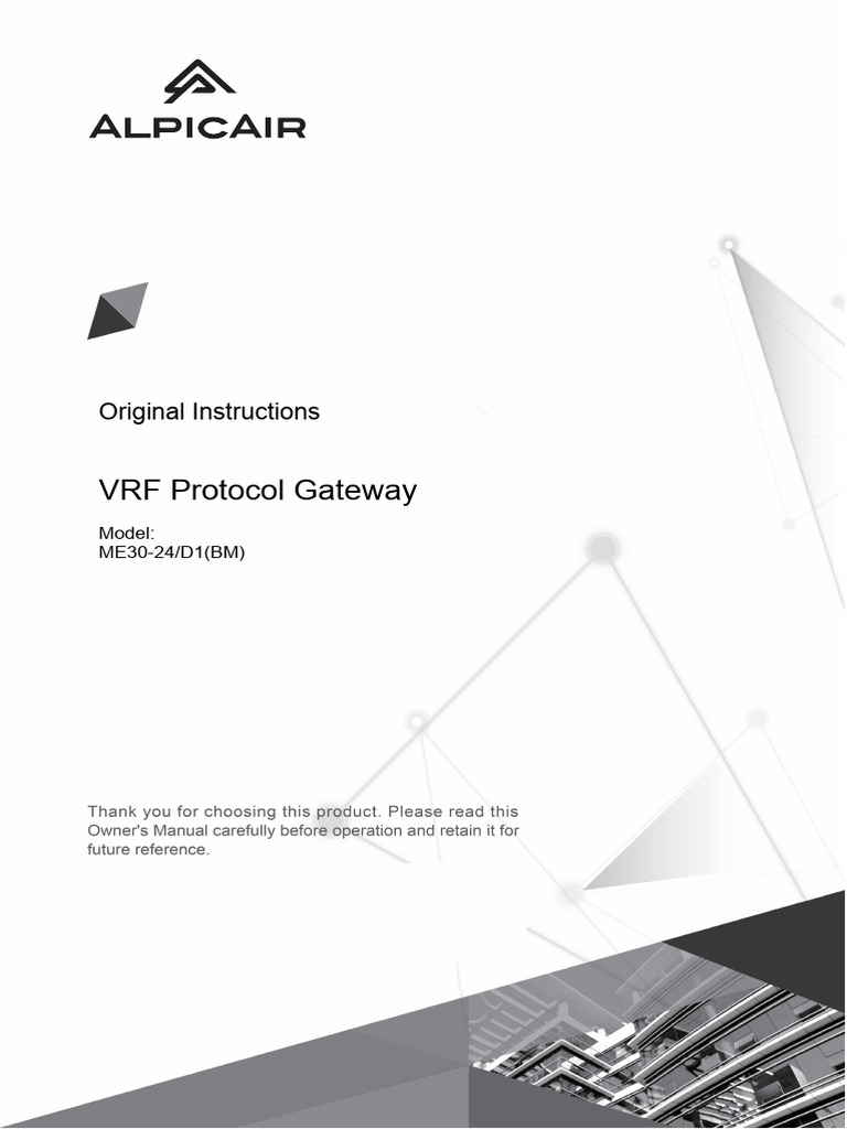 GREE ME30-24 D1 (BM) Bacnet Interface | PDF | Osi Model | Internet ...