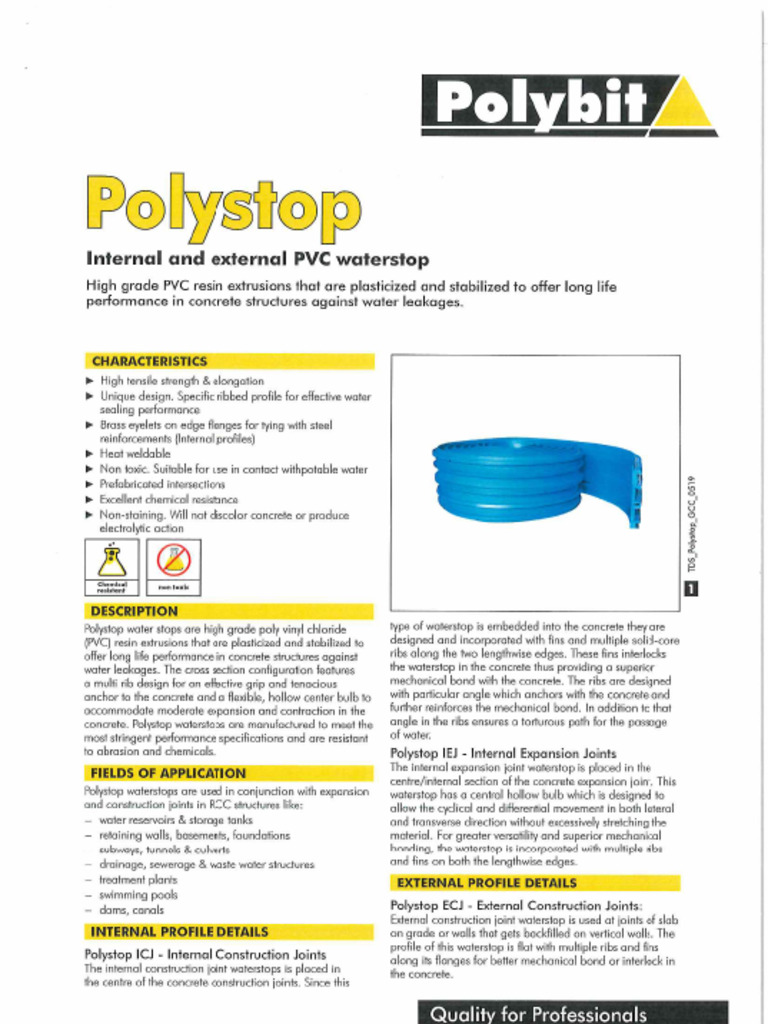 PVC Water Bar | PDF