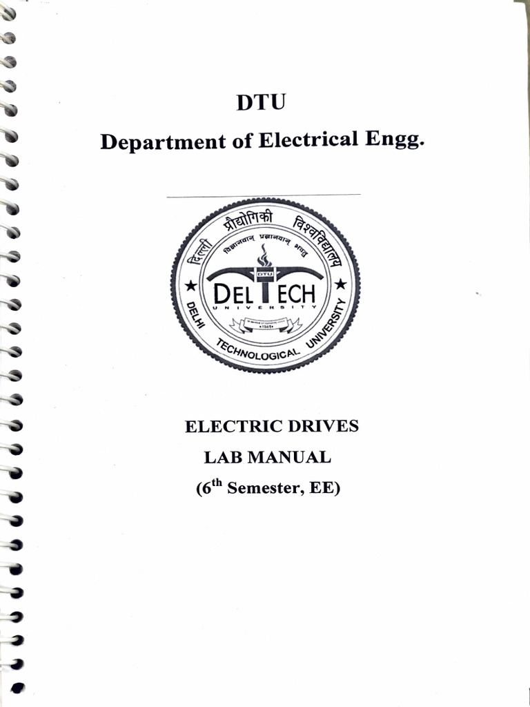 EE302 ED Lab Manual | PDF