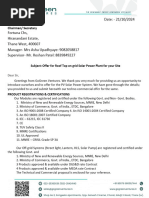 Solar Project Proposal PDF | PDF | Solar Power | Solar Panel