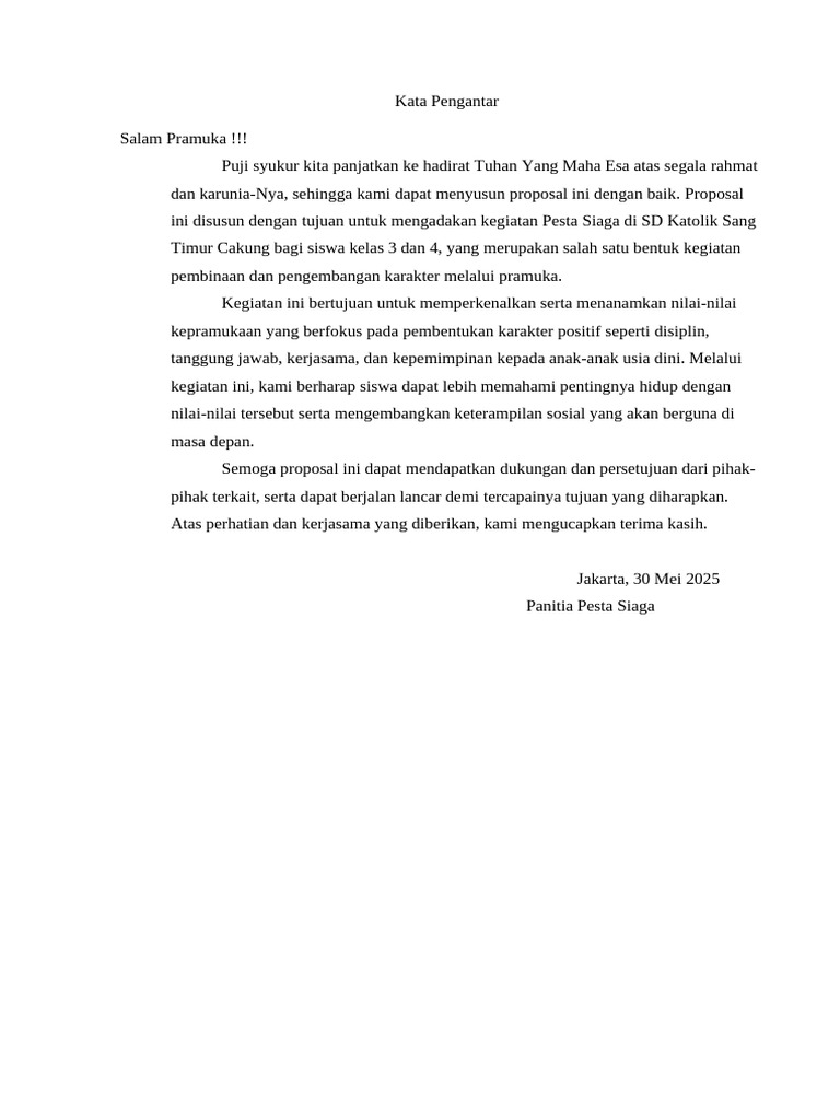 PROPOSAL PESTA SIAGA 30 Mei 2025 Copy-1 | PDF
