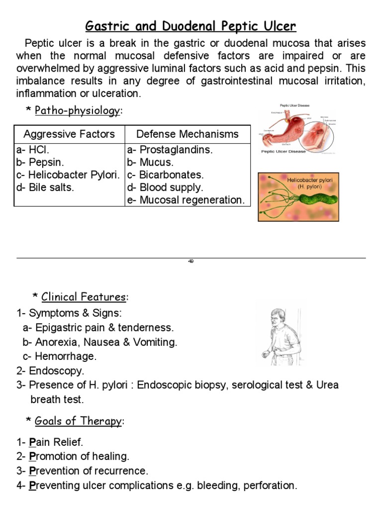 Peptic Ulcer Presentation | PDF | Peptic Ulcer | Gastroenterology