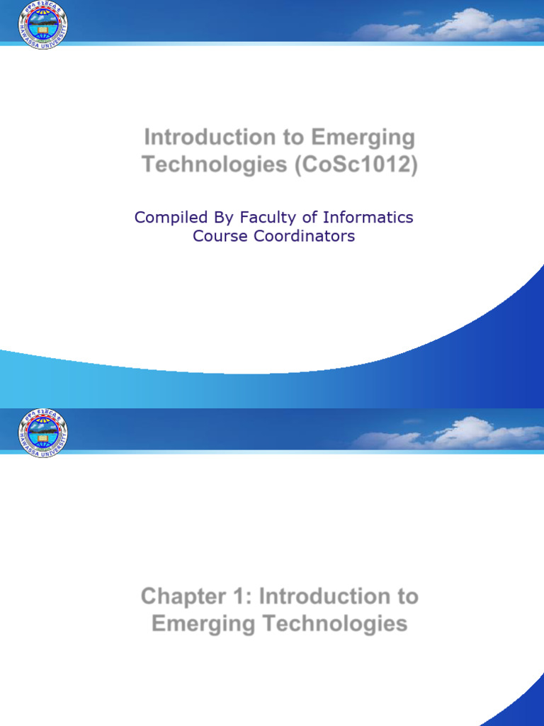 Impact of Emerging Technologies Overview | PDF | Data Science | Data