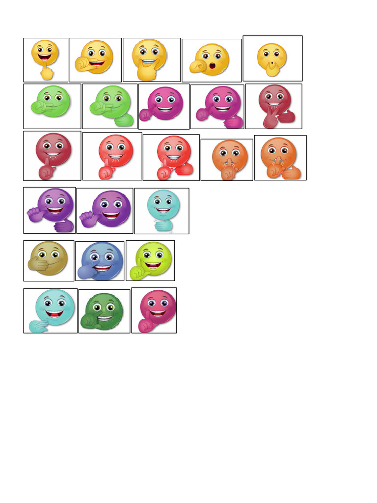 Emojis Multigestos | PDF