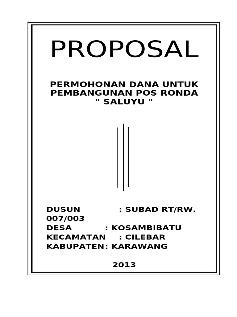 Pos Ronda | PDF