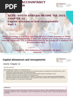 TAX228 - Capital Allowances - Recoupment 2025 | PDF | Tax Deduction | Taxes