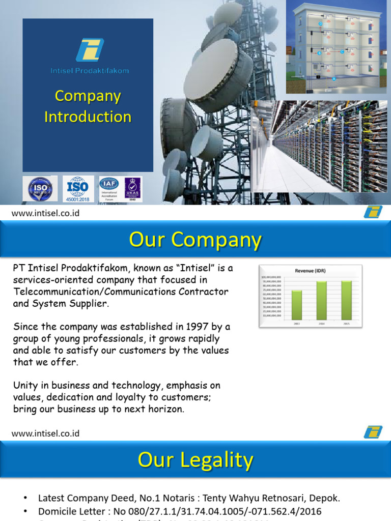 Company Introduction For Instalasi Telco, IBC Ver Oct21 | PDF ...