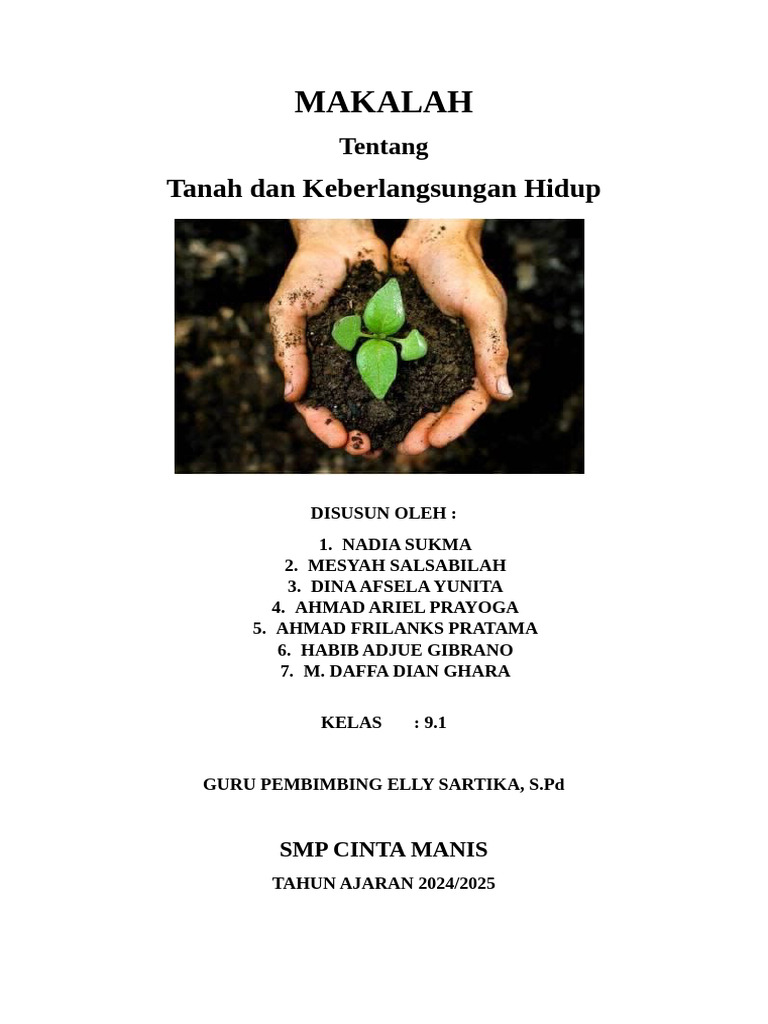 Tanah dan Keberlangsungan Hidup | PDF