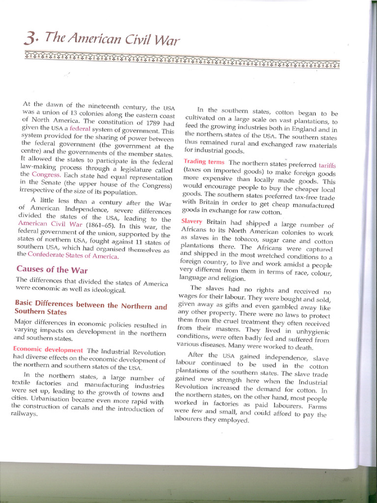 3.ocr The American Civil War | PDF | American Civil War | Abolitionism ...