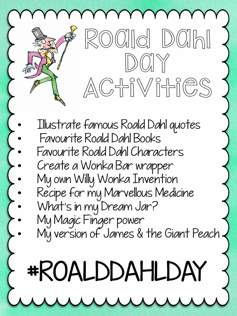 Roald Dahl Day Activities | PDF