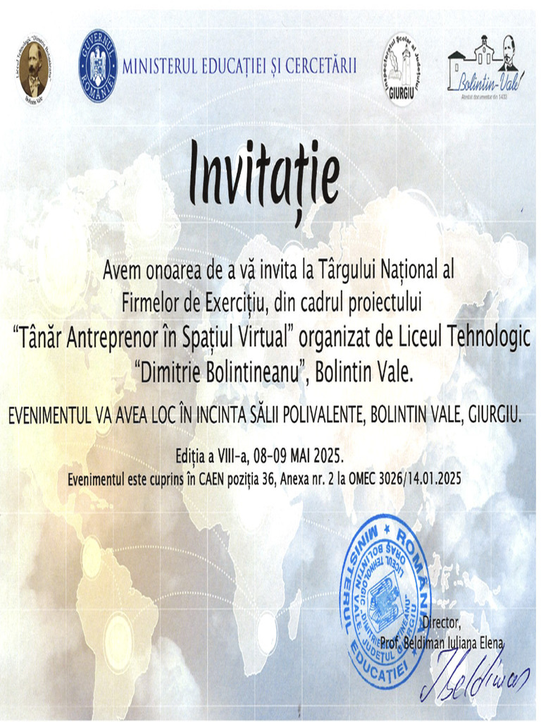 Invitatie Targ 2025 | PDF