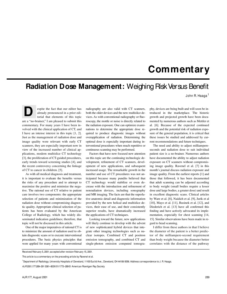 289 | PDF | Ct Scan | Medical Imaging