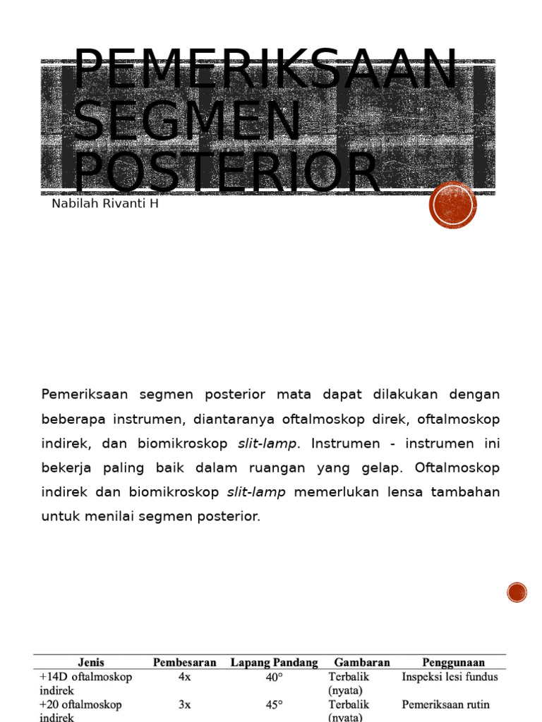 Segmen Posterior | PDF