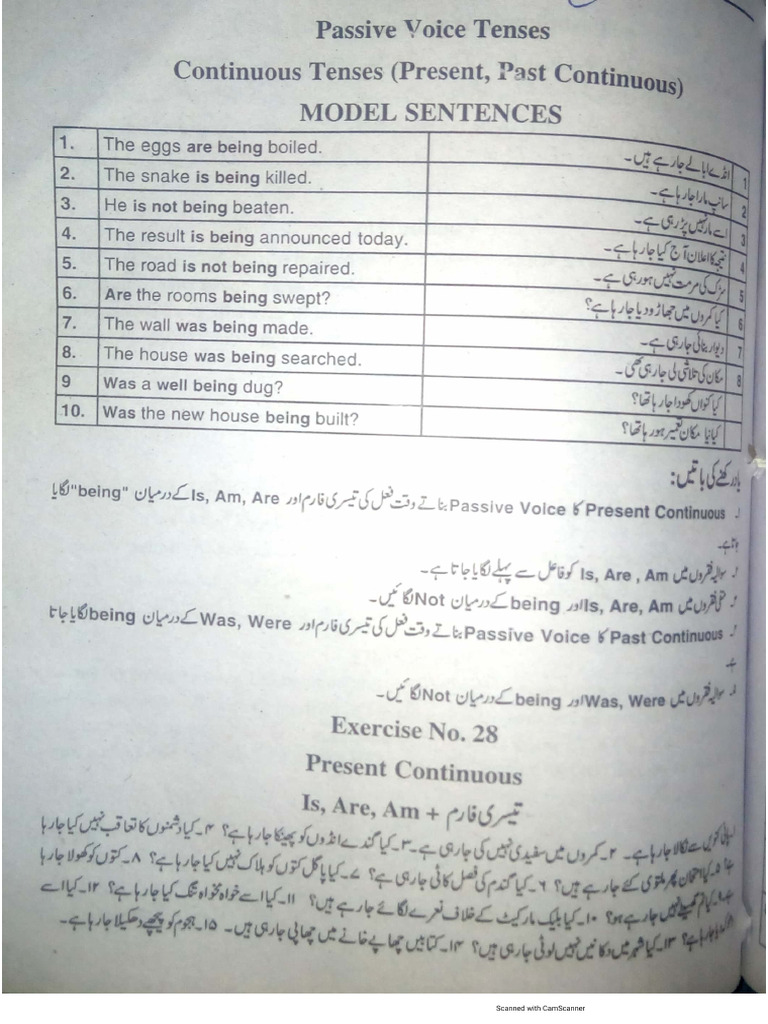 Passive Voice (Continuous, Perfect Etc) | PDF