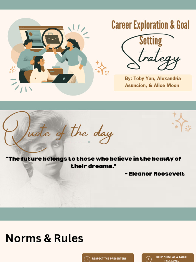 Career Exploration & Goal Setting | PDF | Goal | Goal Setting