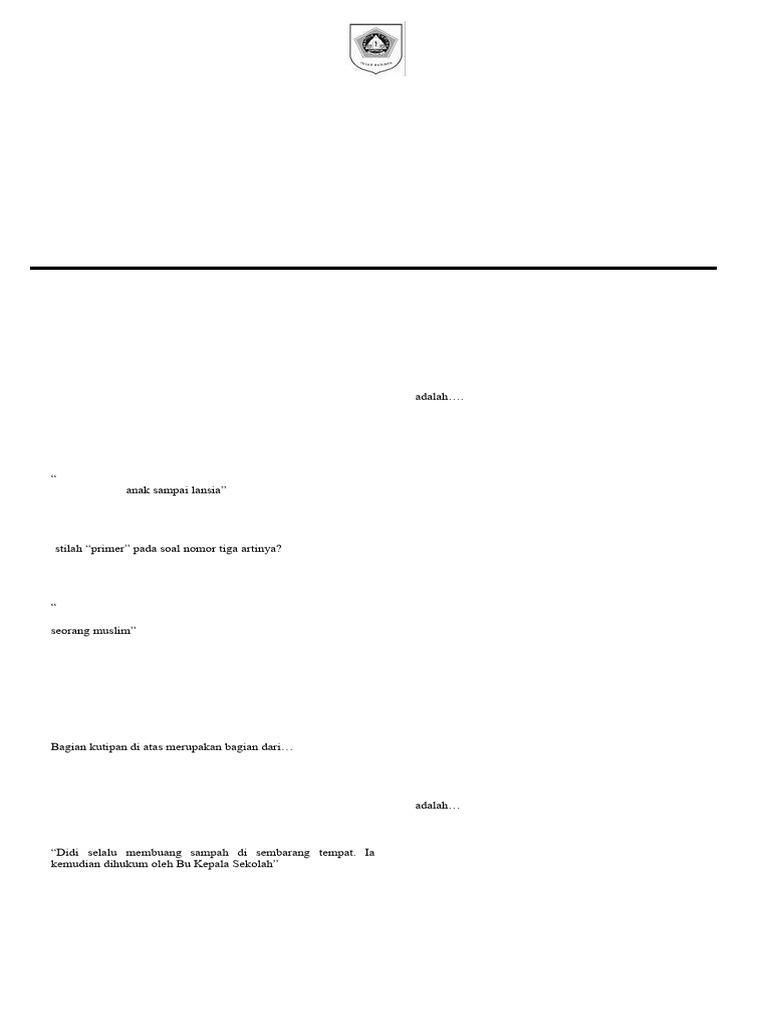 Soal PTS Genap 9 2425 | PDF