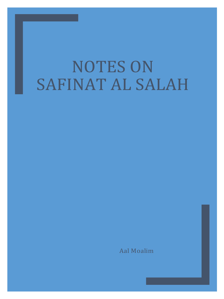 Safinat Salah | PDF | God In Islam