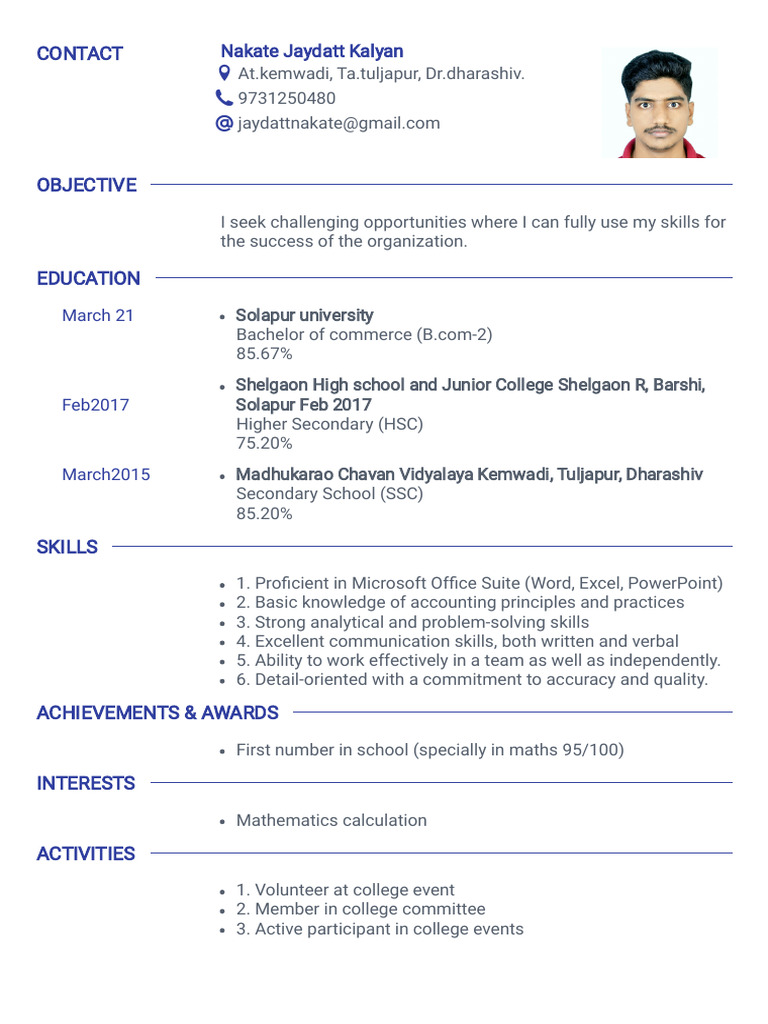 Jaydatt Resume | PDF