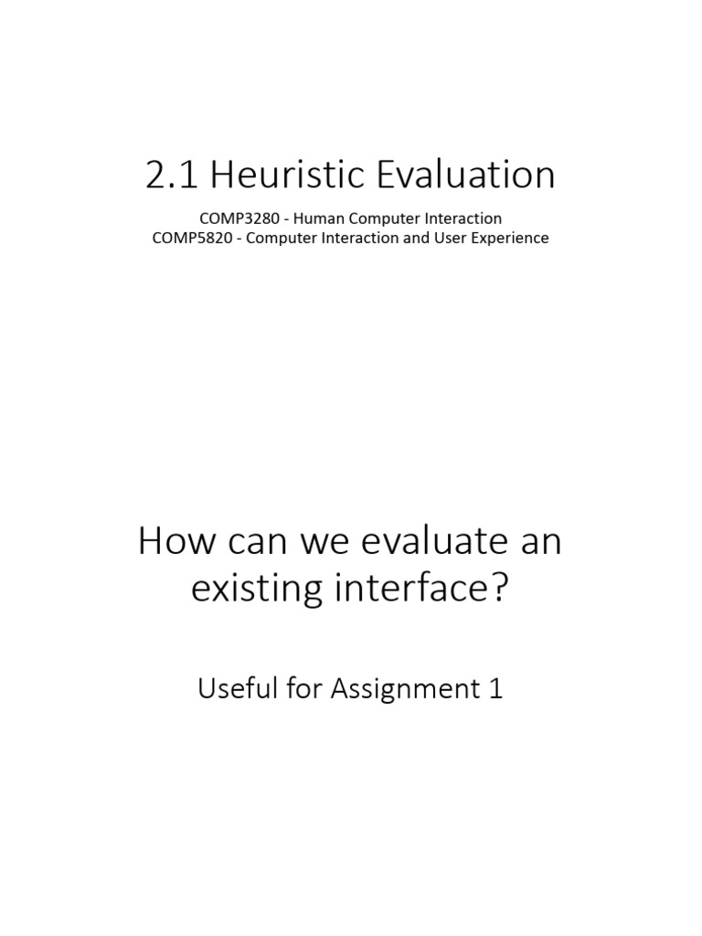 2.1 Heuristic Evaluation (Expanded Accessible Version) | PDF | Icon (Computing) | Usability